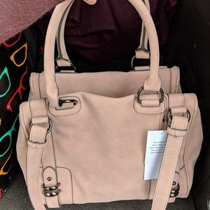 JustFab Bags | Blue Bucket Shoulder Bag | Poshmark